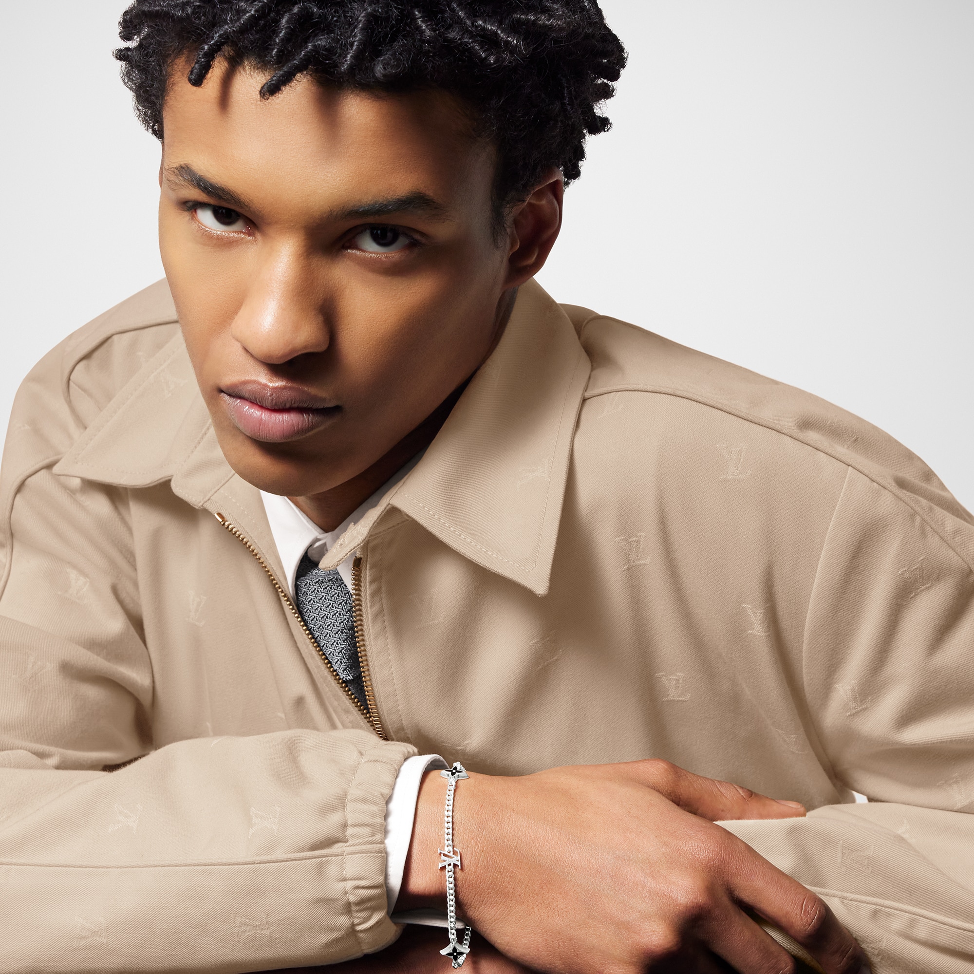 LV Spike Bracelet - Luxury S00 Silver | LOUIS VUITTON